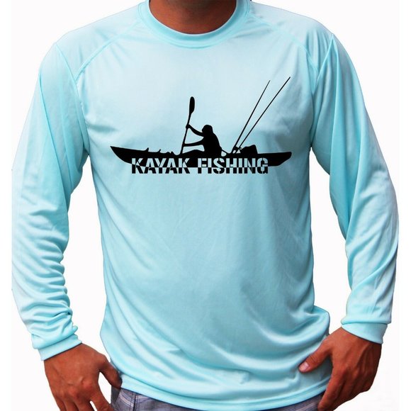 Shirts | Kayak Fishing Long Sleeve Upf 5 Tshirt Sport Fisherman Rod ...